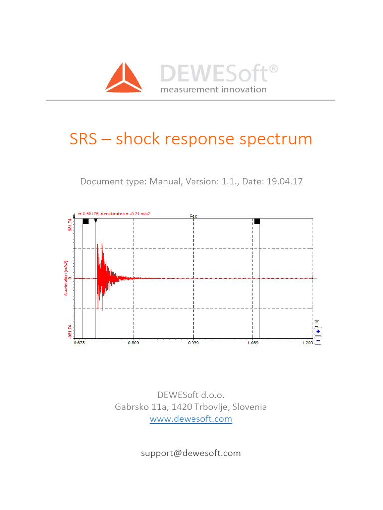 Shock Response Spectrum | PDF | Spectral Density | Electrical Engineering