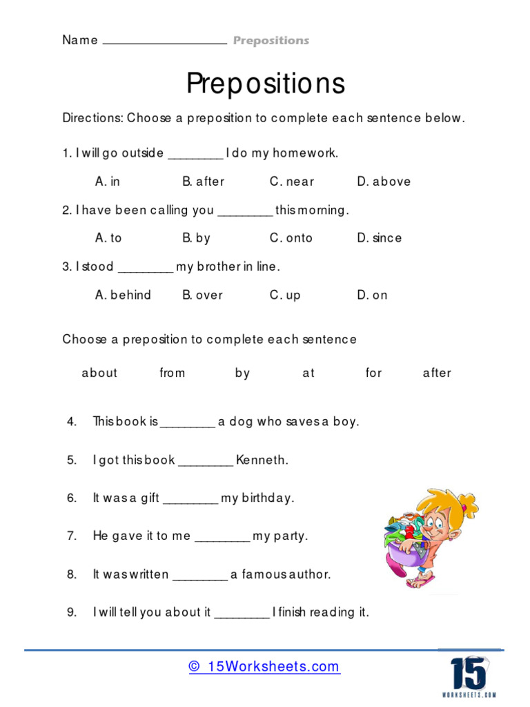 Preposition | PDF | Language Arts & Discipline