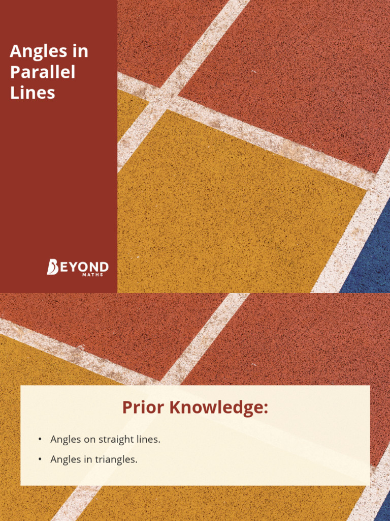 Angles in Parallel Lines Explained | PDF | Angle | Triangle