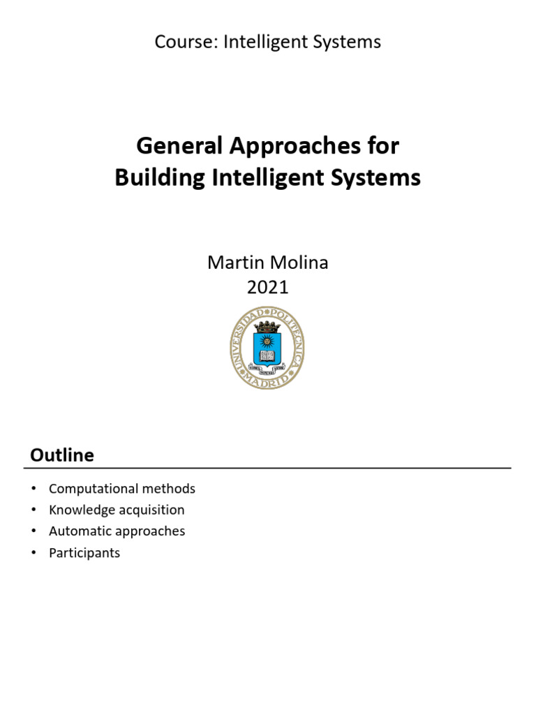 1.4. General Approaches For Building Intelligent Systems | PDF ...