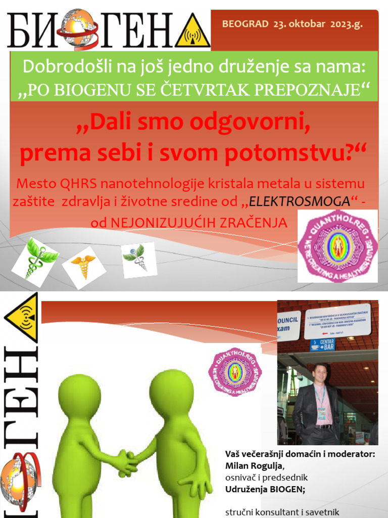 A 17 BIOGEN I QHR Teroija Biopiramide I Zaštita Od Nejonizujućeg ...