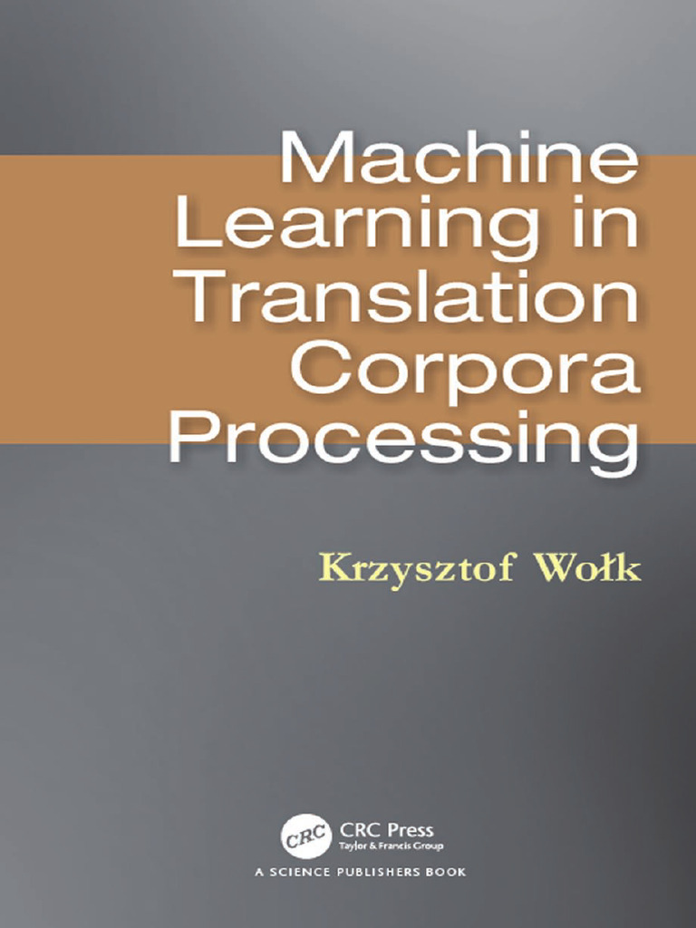 Machine Learning in Translation Corpora Processing | PDF | Translations ...