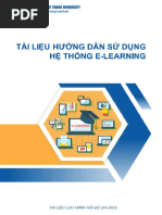 Bài 5 - Hướng Dẫn Sử Dụng Hệ Thống TNU - Elearning | PDF