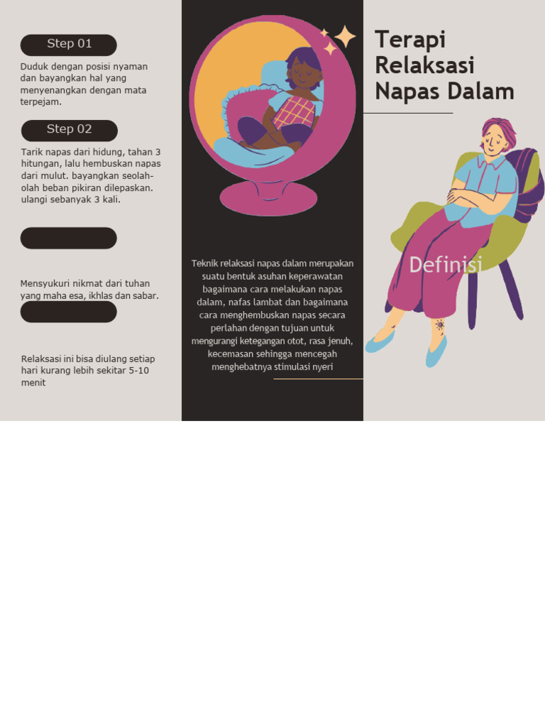 Leaflet Tarik Nafas Dalam | PDF