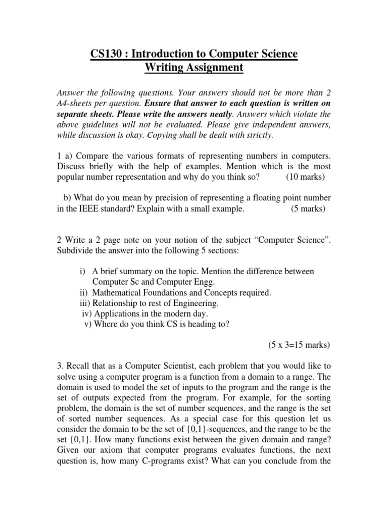 CS130 Writeup | PDF | Logic Gate | Computer Science