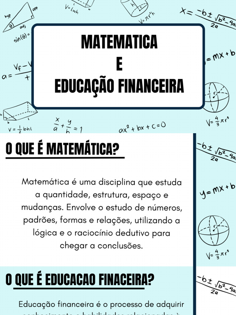 Interpreting Numerical Expressions Math Presentation in Light Blue Math ...
