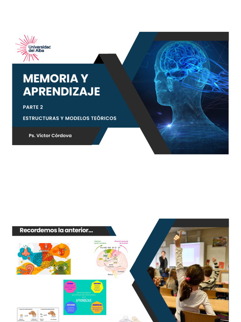 Clase 7 - Memoria y Aprendizaje Parte 2 | PDF | Memoria | Aprendizaje