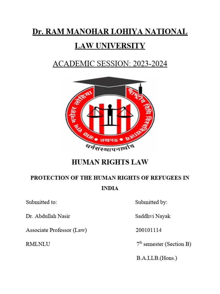 Human Rights Project | PDF | Refugee | Treaty