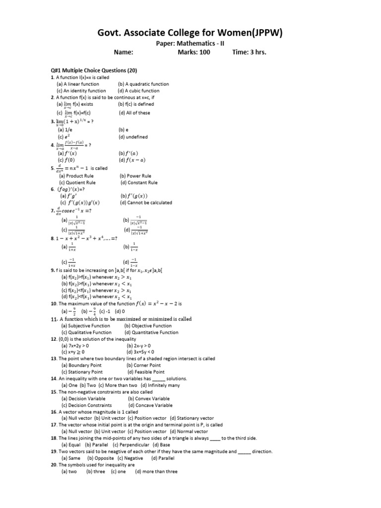 Maths Download Free Pdf Derivative Function Mathematics