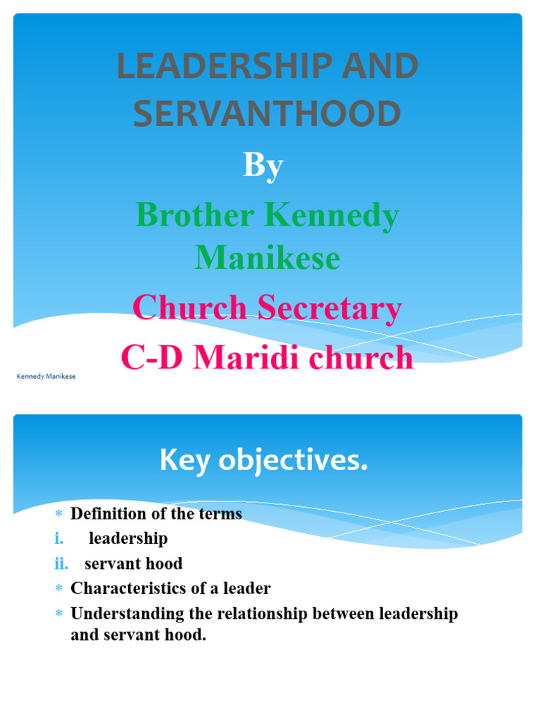 Leadership and Servanthood | PDF