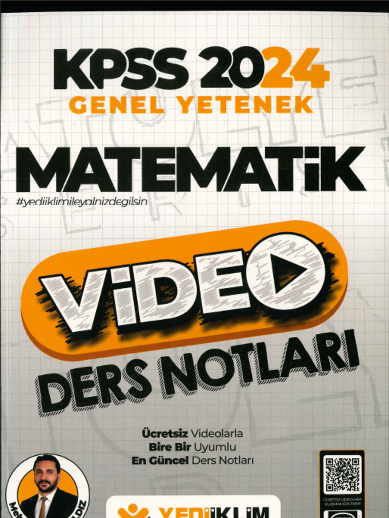2024 Yedi̇i̇kli̇m Atölye Seri̇si̇ Matemati̇k Vi̇deo Ders Notlari | PDF