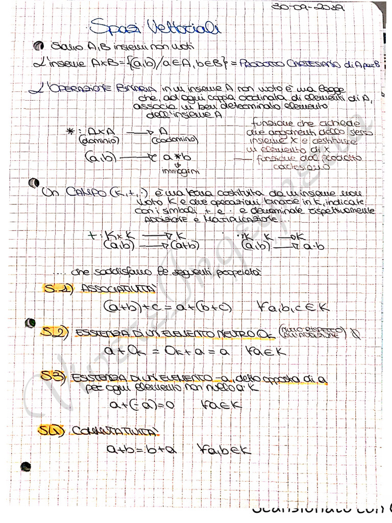 Appunti GEometria | PDF
