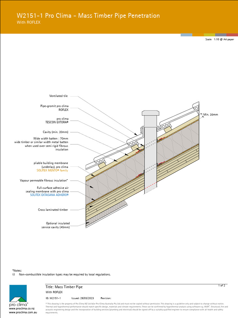 Mass Timber Pipe Penetration Var. 2 | PDF