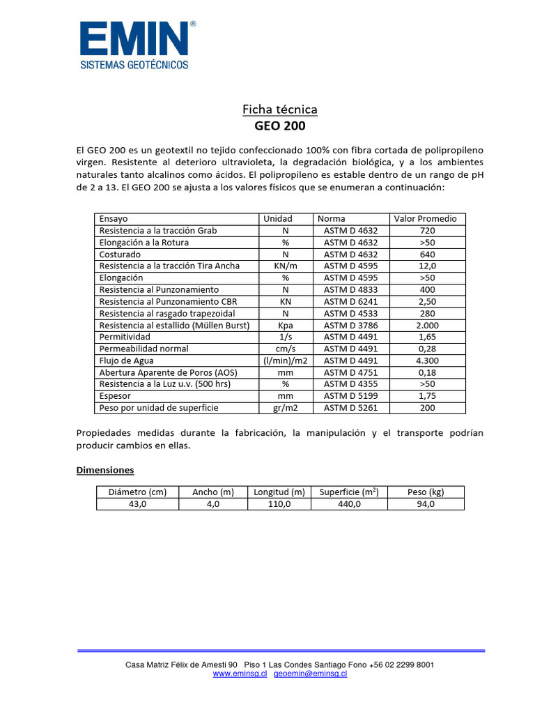 Eett Geo-200 Emin | PDF