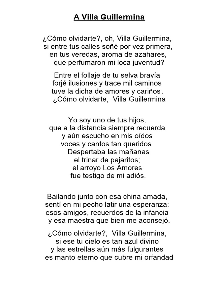 Recuerdos de Villa Guillermina | PDF | Clásicos