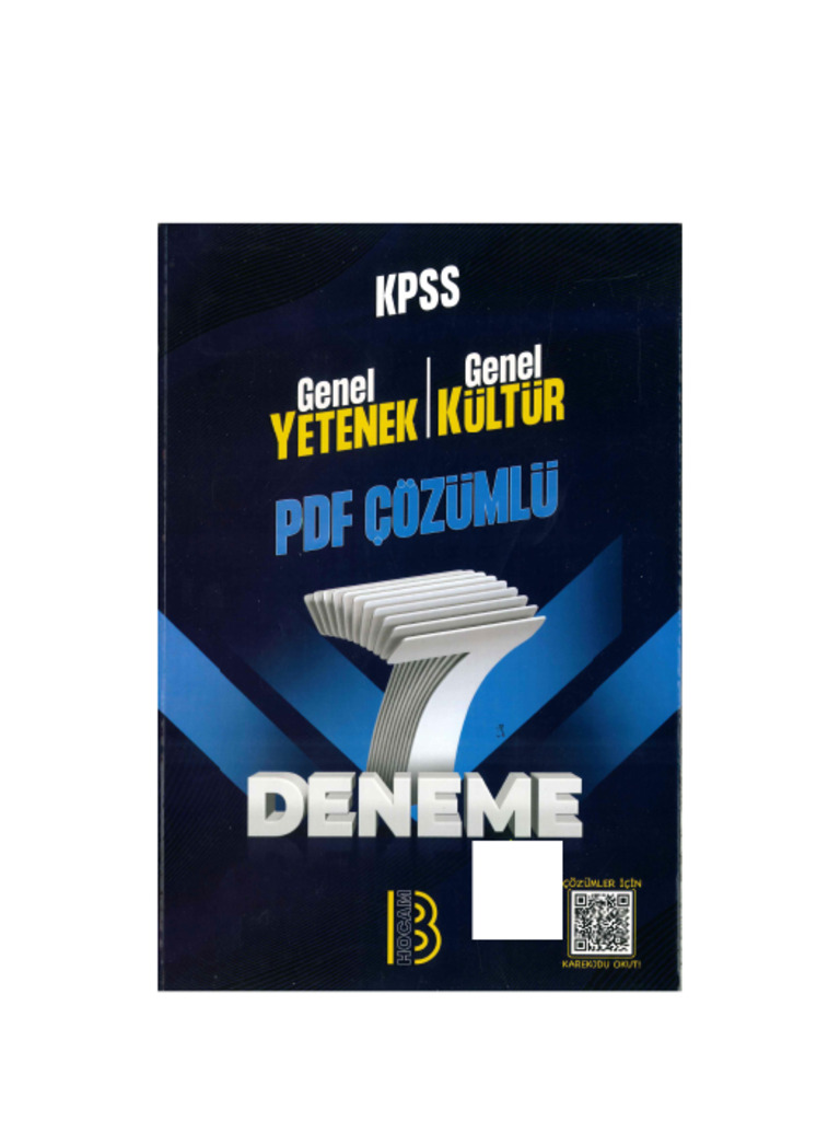 2024 Benim Hocam 7li Deneme | PDF