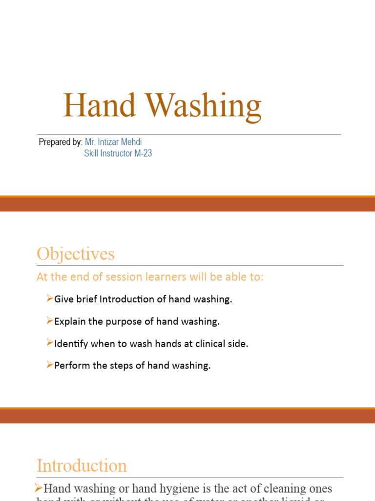 Hand Washing-M23 | PDF