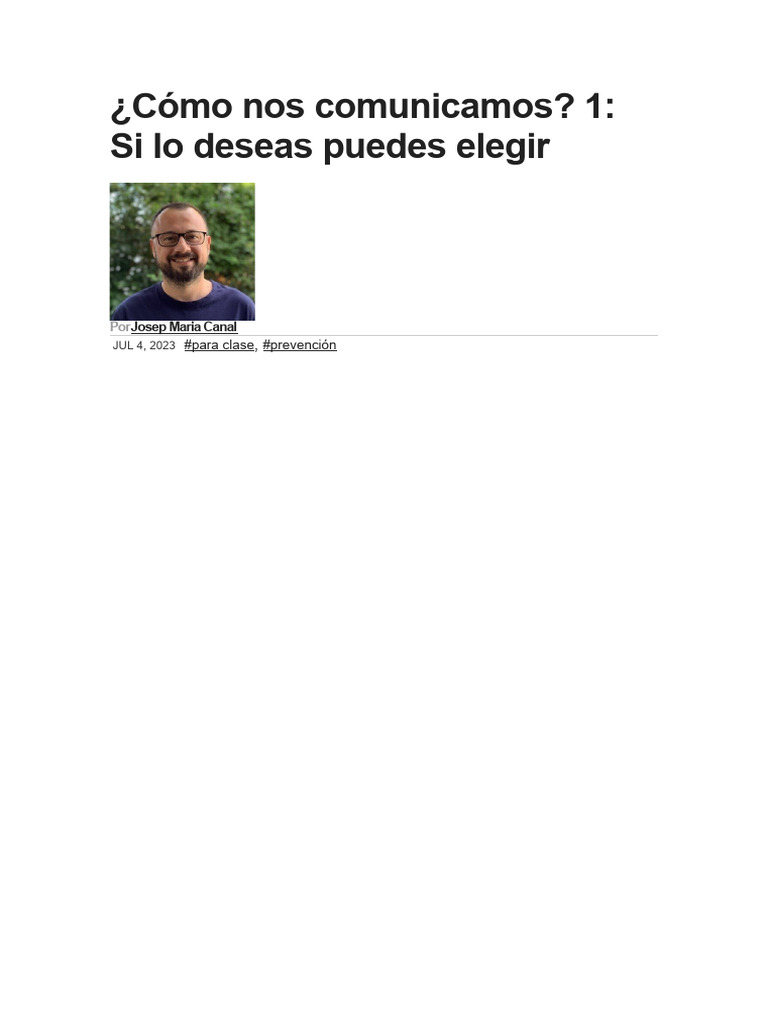 Cómo Nos Comunicamos - Docx Periodico Educacion | PDF | Comunicación ...