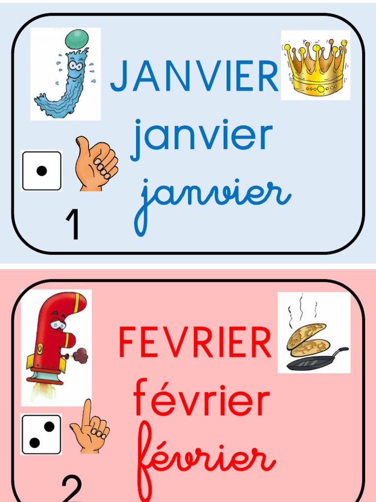 Affichage Mois de L Annee | PDF