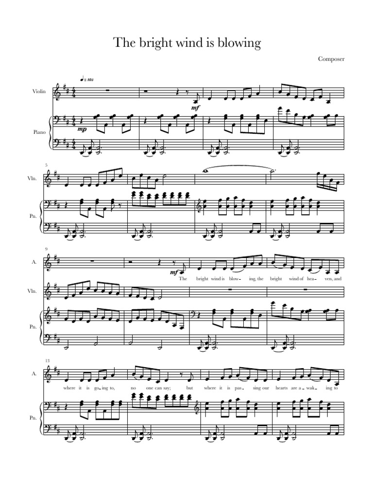 The Bright Wind Is Blowing | PDF | Crops