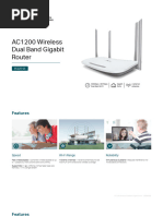 Datasheet XC220 G3v 2.0 | PDF | Wi Fi | Computer Network