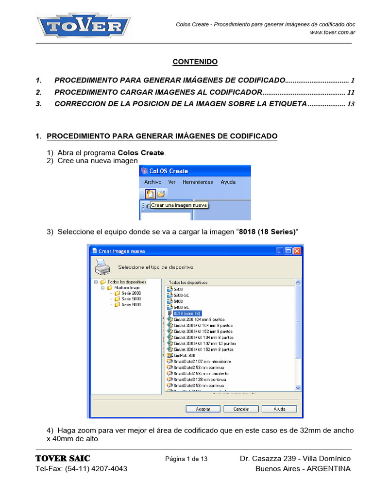 Colos Create - Procedimiento para Generar Imágenes de Codi | PDF ...