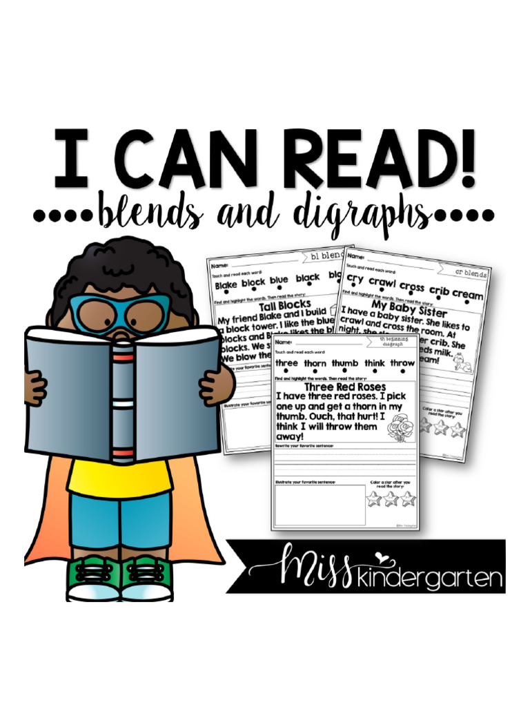 Blends and Digraphs Intervention Passages | PDF