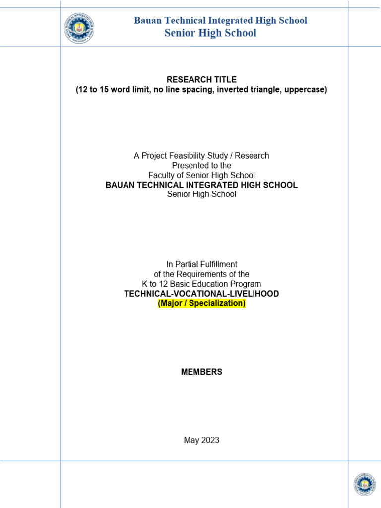 3is IMRaD Template TVL | PDF