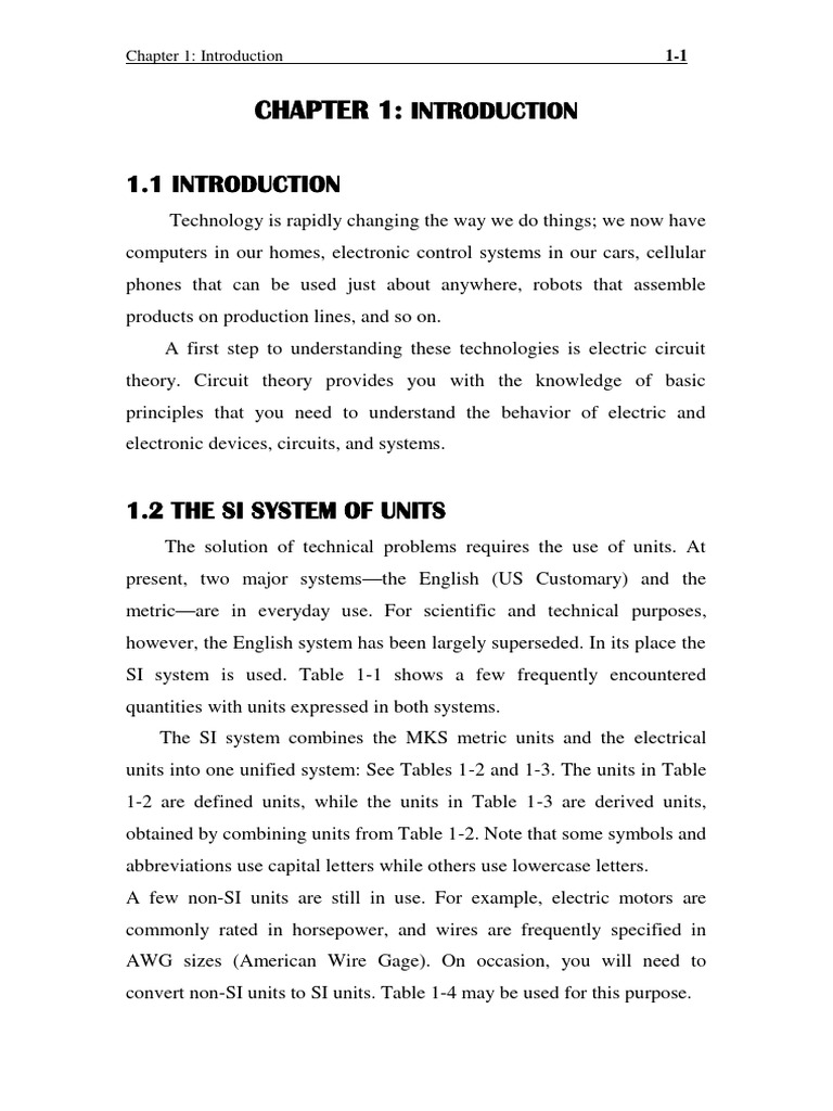 CH 1 | PDF | Electrical Network | Power (Physics)