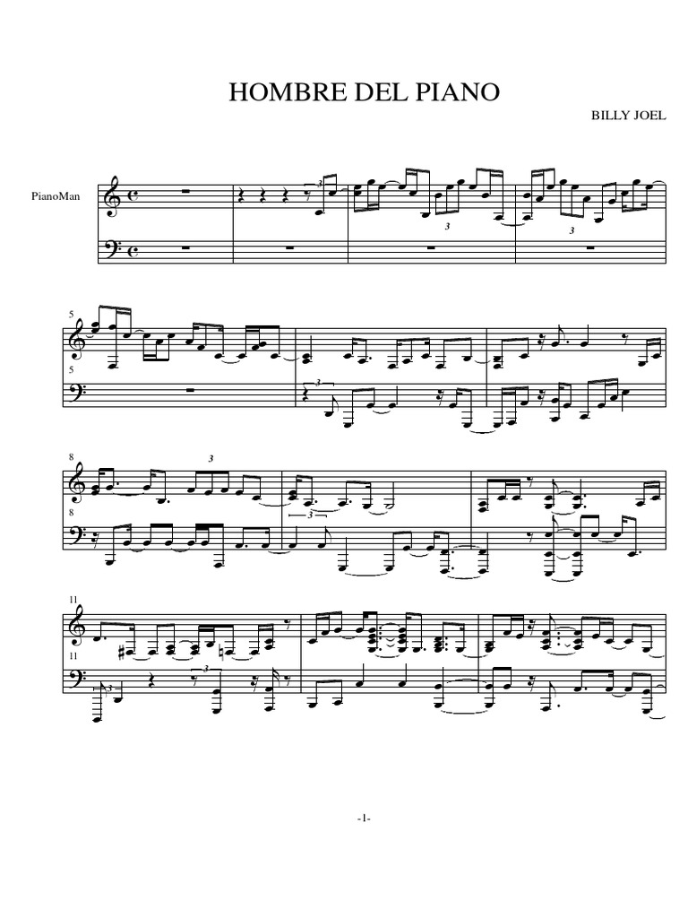 Hombre Del Piano | PDF