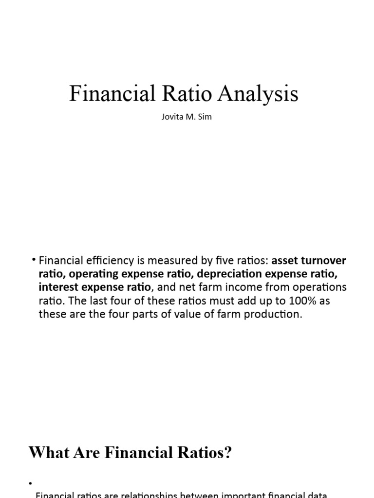 Financial Ratio Analysis | PDF | Financial Ratio | Financial Statement ...