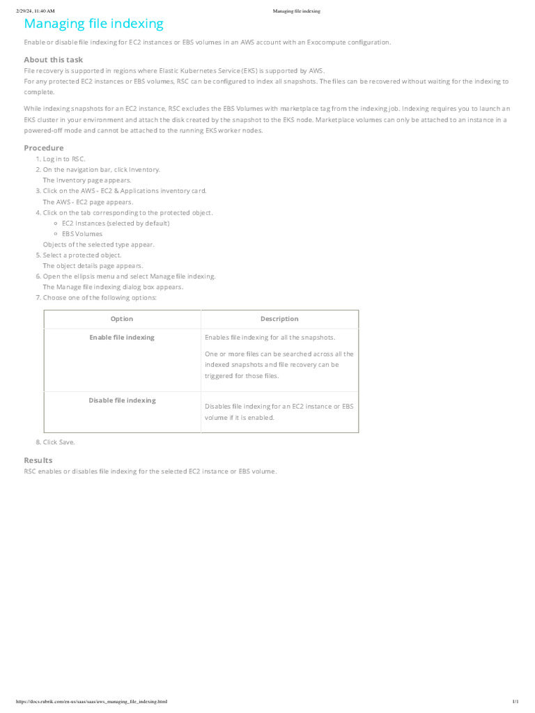 Managing File Indexing | PDF | Computing | Computer Engineering