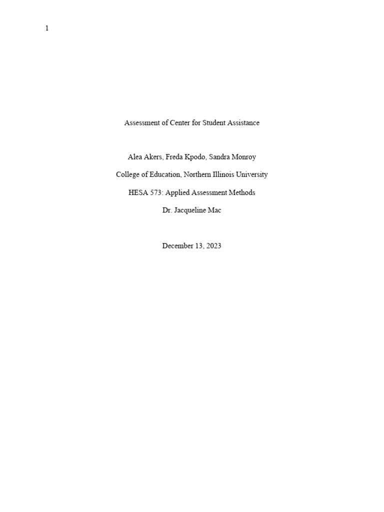 Csa Final Report and Recommendations | PDF