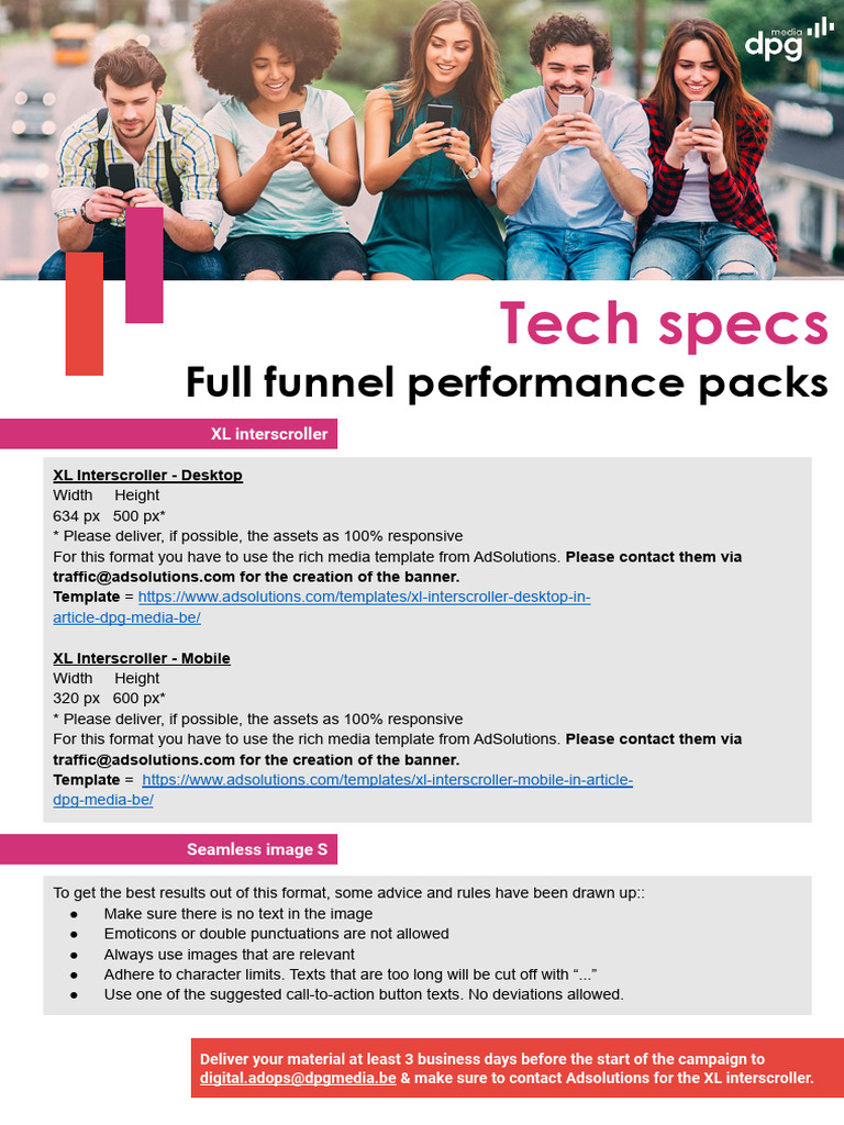 Full Funnel Performance Packs - Tech Specs | PDF | Computing ...