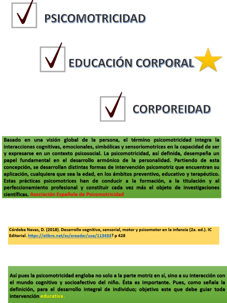 Conceptos, Leyes y Etapas Del Desarrollo Psicomotor | PDF | Pensamiento | Conceptos psicologicos