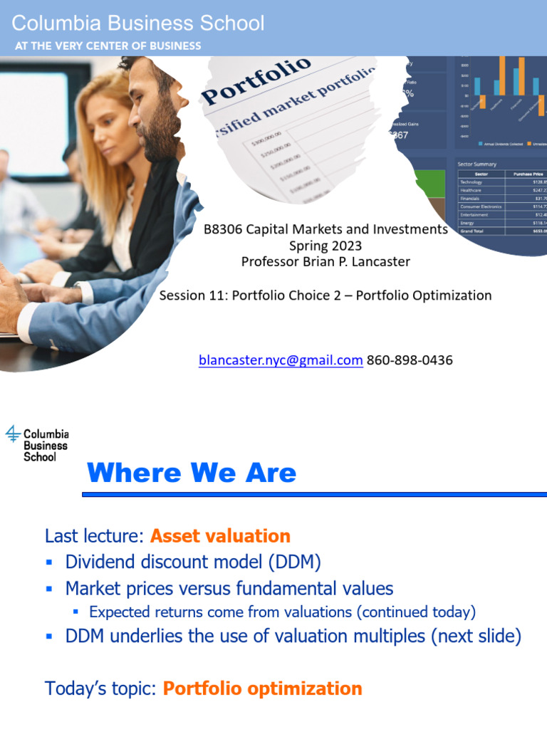 Portfolio Optimization Strategies | PDF | Finance & Money Management ...