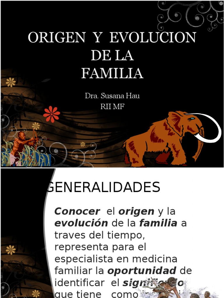 Origen y Evolución de la Familia | PDF | Parentesco y descenso ...