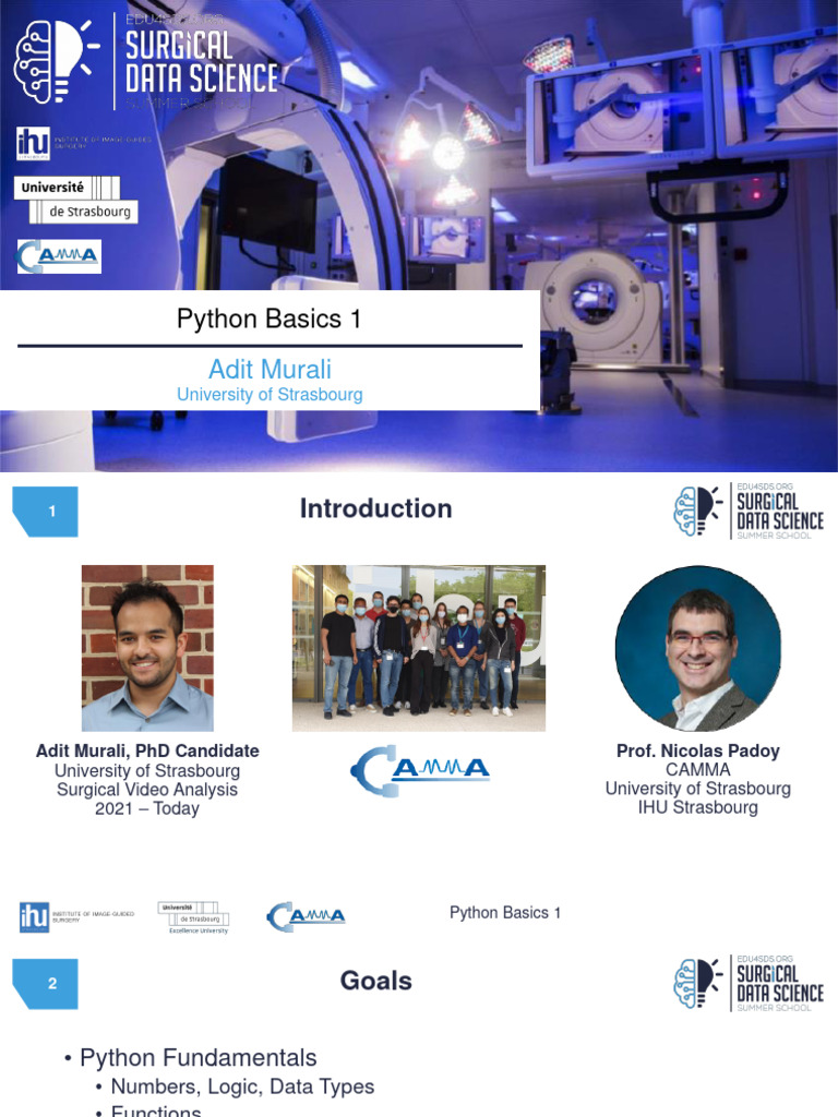 EDU4SDS Lecture 1 Python Intro | PDF | Class (Computer Programming) | Data Type