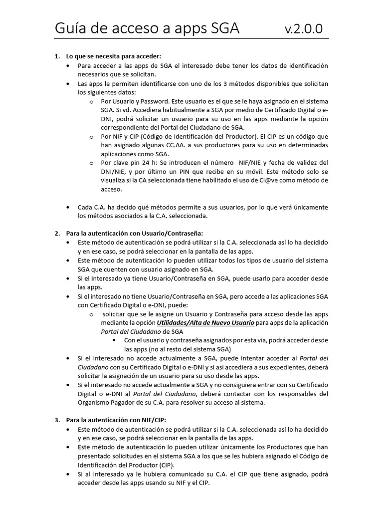 Sga Guia Acceso A Apps | PDF