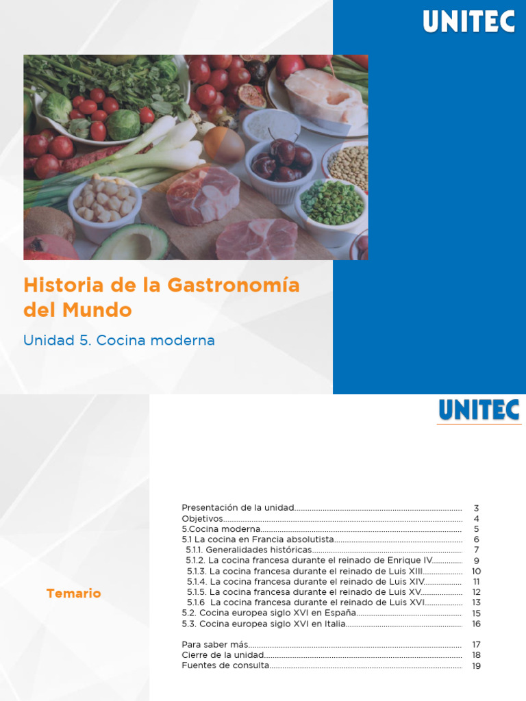 Cocina Francesa en la Modernidad | PDF | Francia | Cocina francés