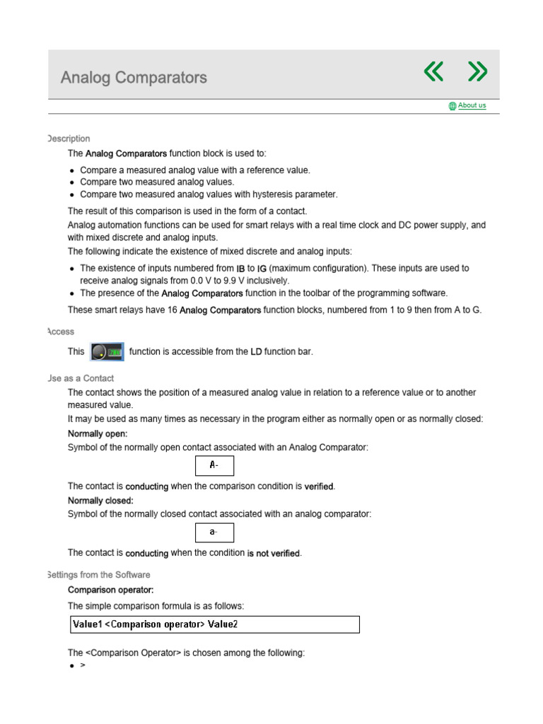 Analog Comparators | PDF | Switch | Electronics