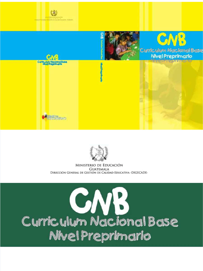 PDF CNB Nivel Preprimario Compress | PDF | Plan de estudios | Educación de la primera infancia