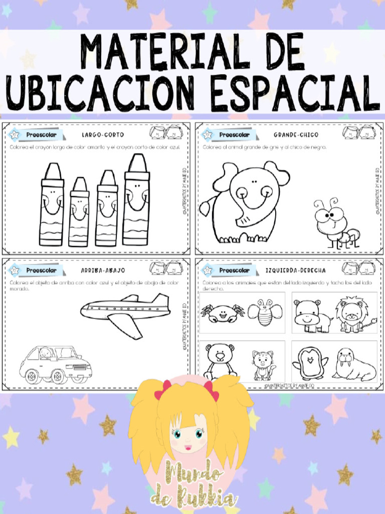 Actividades de Ubicación Espacial Recopilado Por Mundo de Rukkia | PDF
