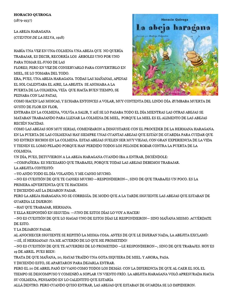 La Abeja Haragana | Descargar gratis PDF | Abejas | Miel
