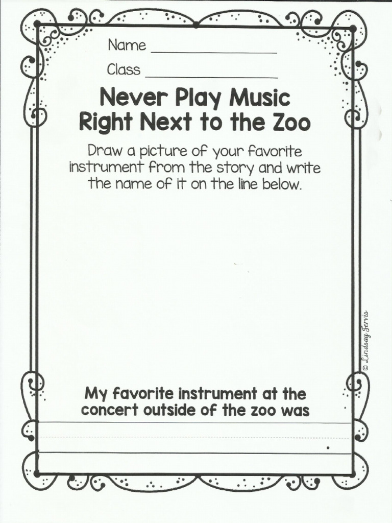 Never Play Music Right Next To The Zoo 2 and 3 | PDF
