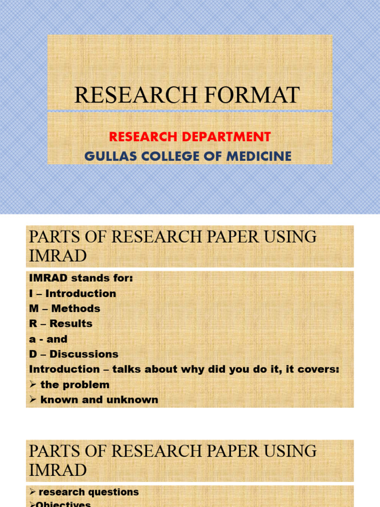 Research Format | PDF