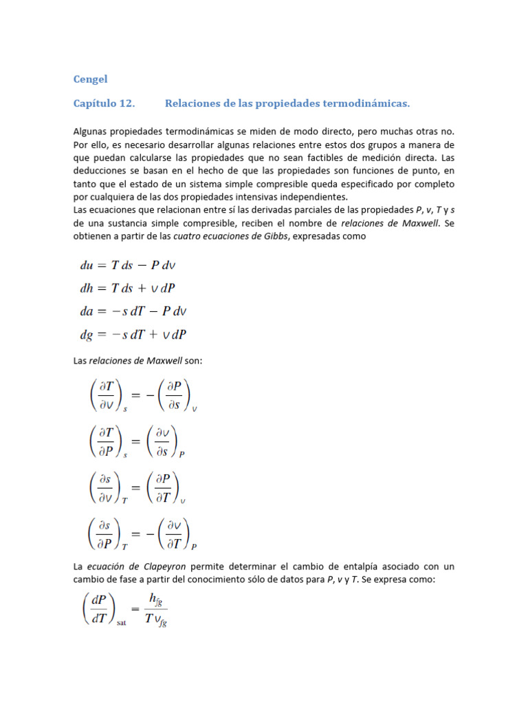 Resumen Cap 12 Cengel1 | PDF
