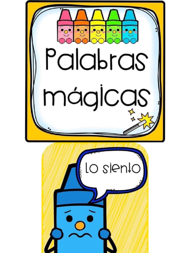 Palabras Magicas Crayola | PDF
