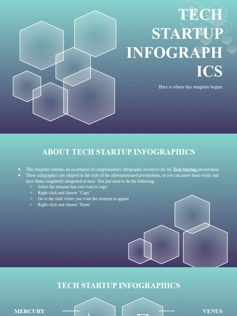 Tech Startup Infographics by Slidesgo | PDF | Planets | Solar System