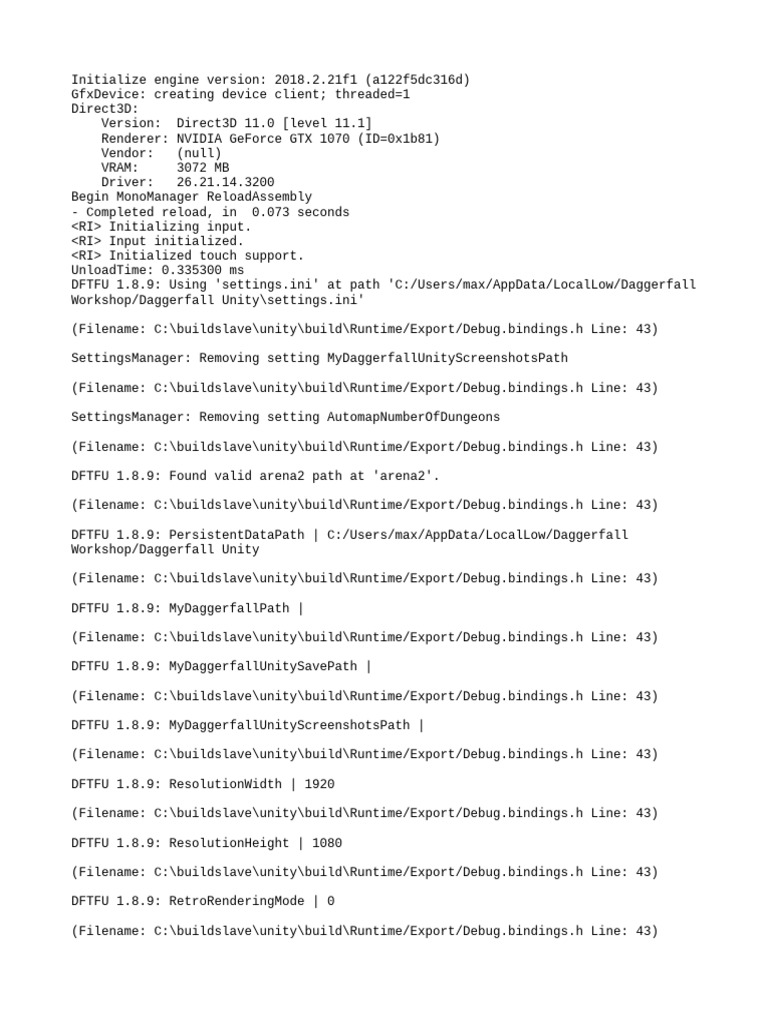 Output Log | PDF | Microsoft Windows | Computing Platforms